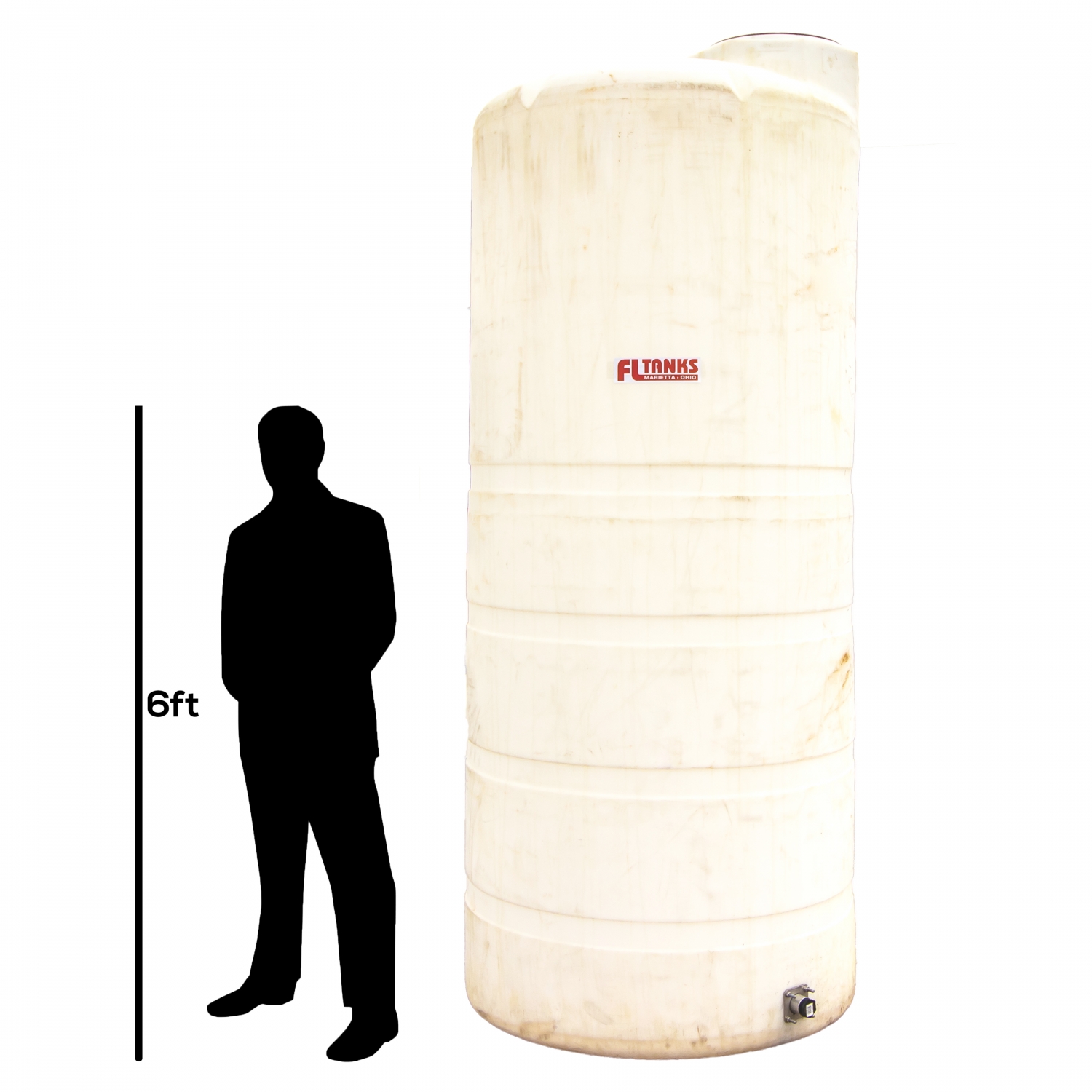 850 GALLON VERTICAL TANK – FL Tanks