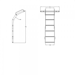 2610/3210 GALLON DRAINABLE LEG TANK LADDER – FL Tanks